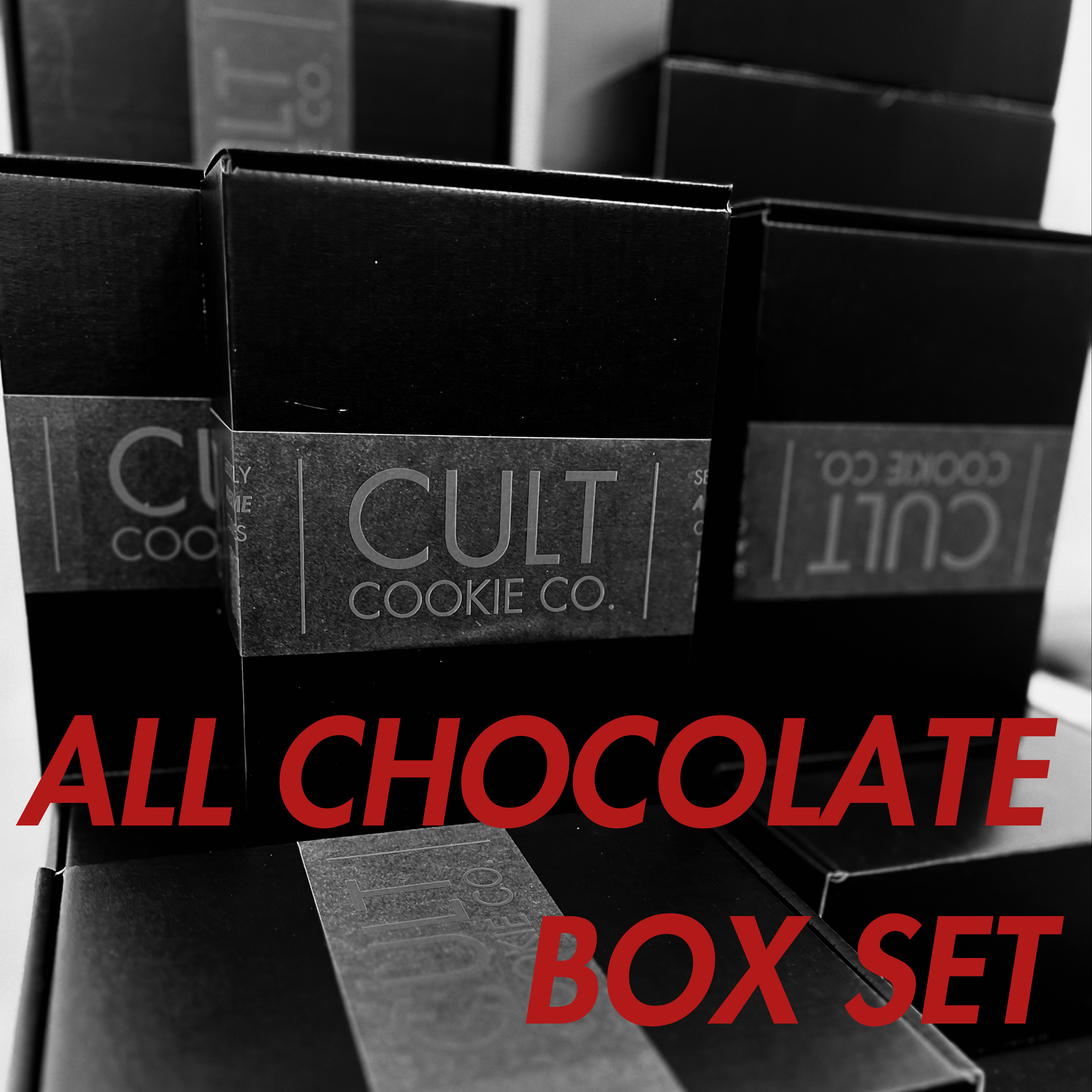 ALL CHOCOLATE BOX SET – CULT COOKIE CO.